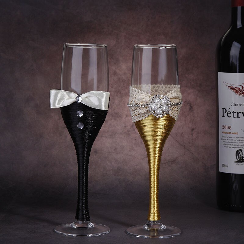 1 Pair Chinese lovers-style Luxury Red Wine Champa... – Vicedeal