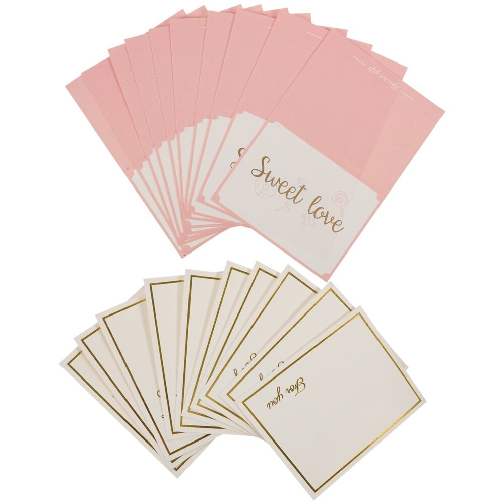 1 Set Christmas Blessing Cards Paper Cards Birthda... – Vicedeal