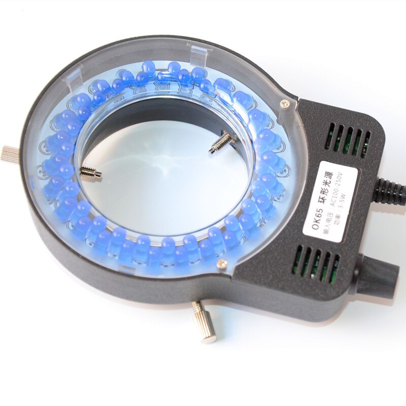 100-240V 52 Blue LED Stereo Microscope Light Sourc... – Grandado