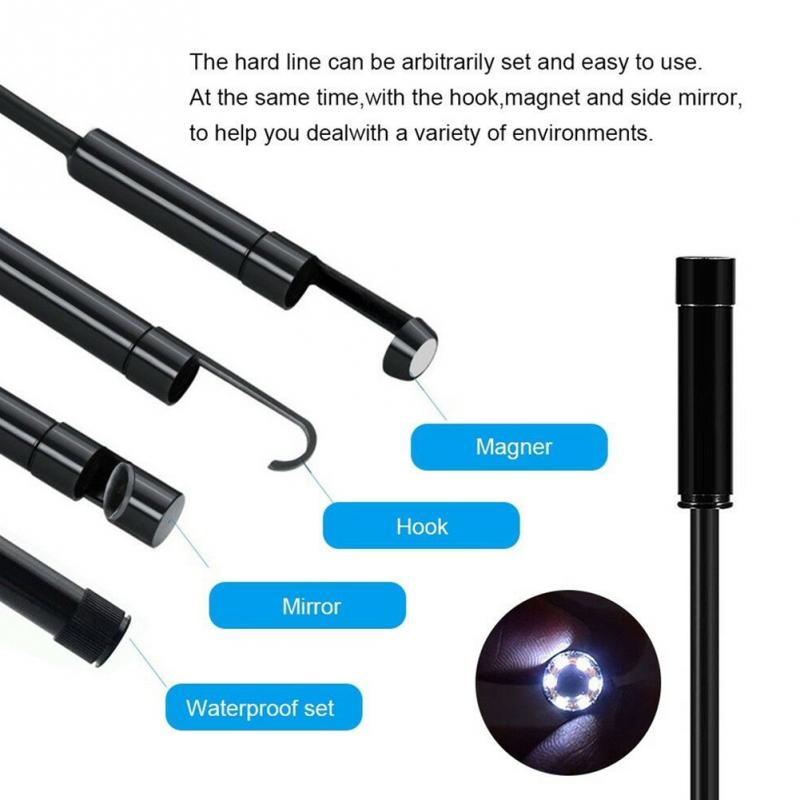 1M-10M 8mm Endoscope Camera 3in1 HD 1080P Flexible... – Grandado