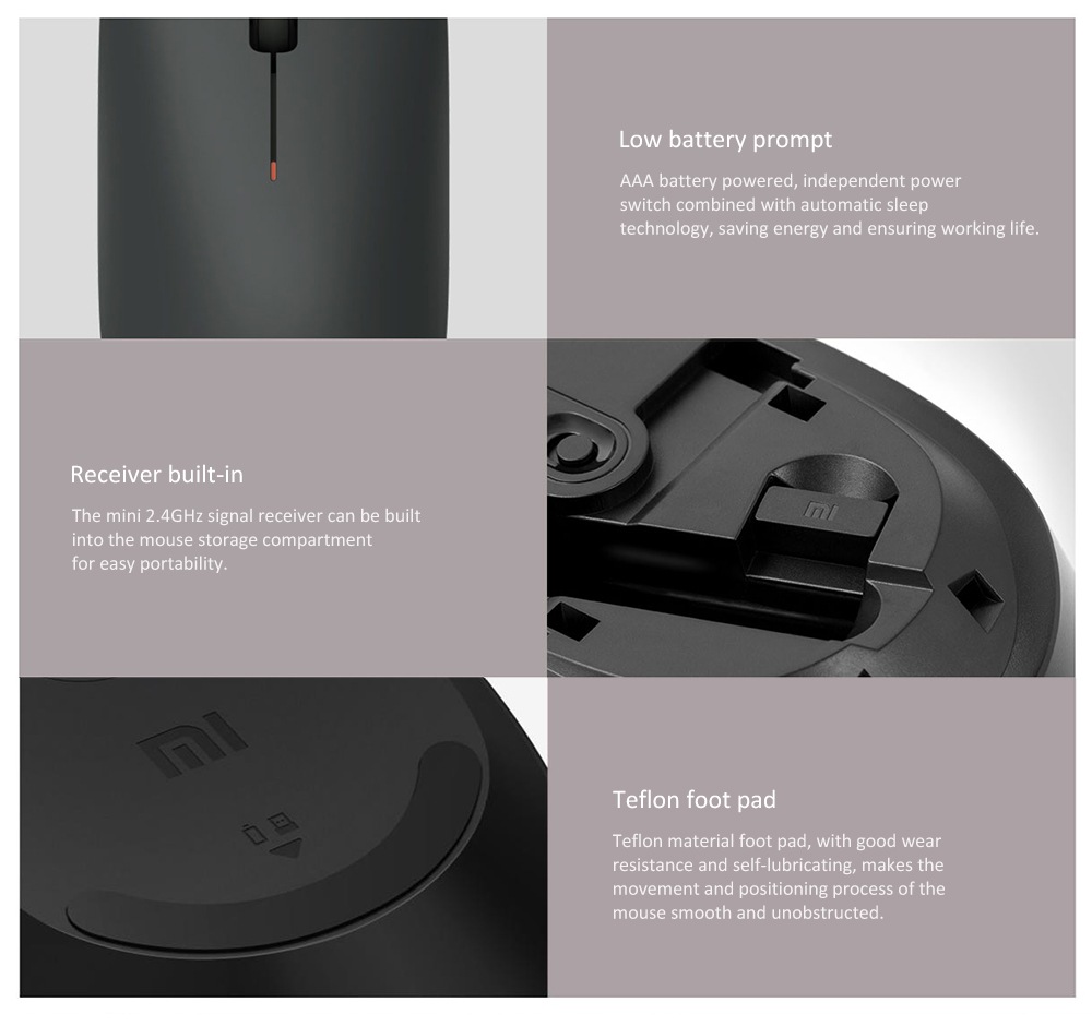 Xiaomi Wireless Mouse Lite Bluetooth Computer Mous... – Grandado