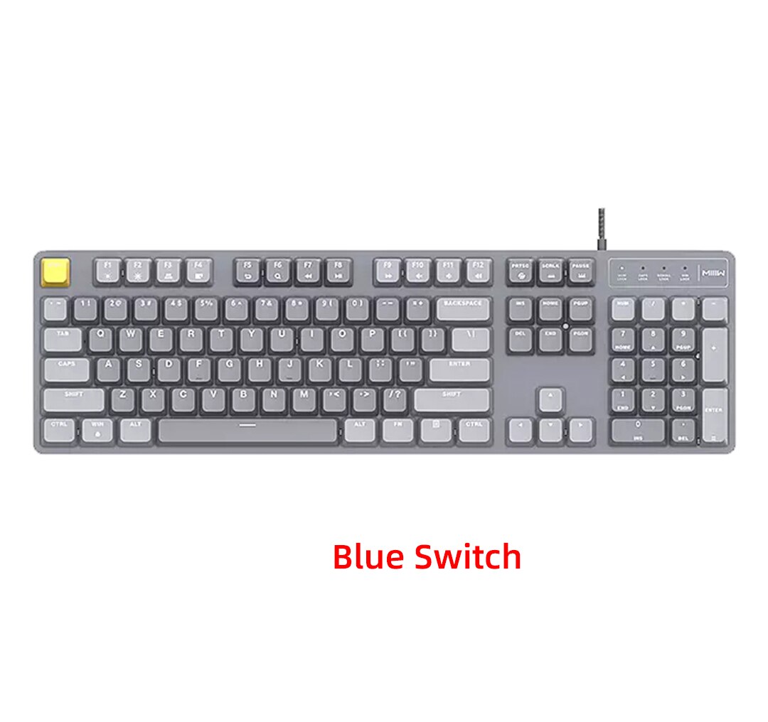 MIIIW G06 Mechanical Keyboard Gaming Keyboard Back... – Vicedeal