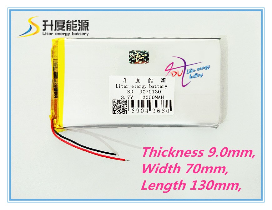 battery brand tablet gm 9070130 12000mah 3.7V The ... – Grandado