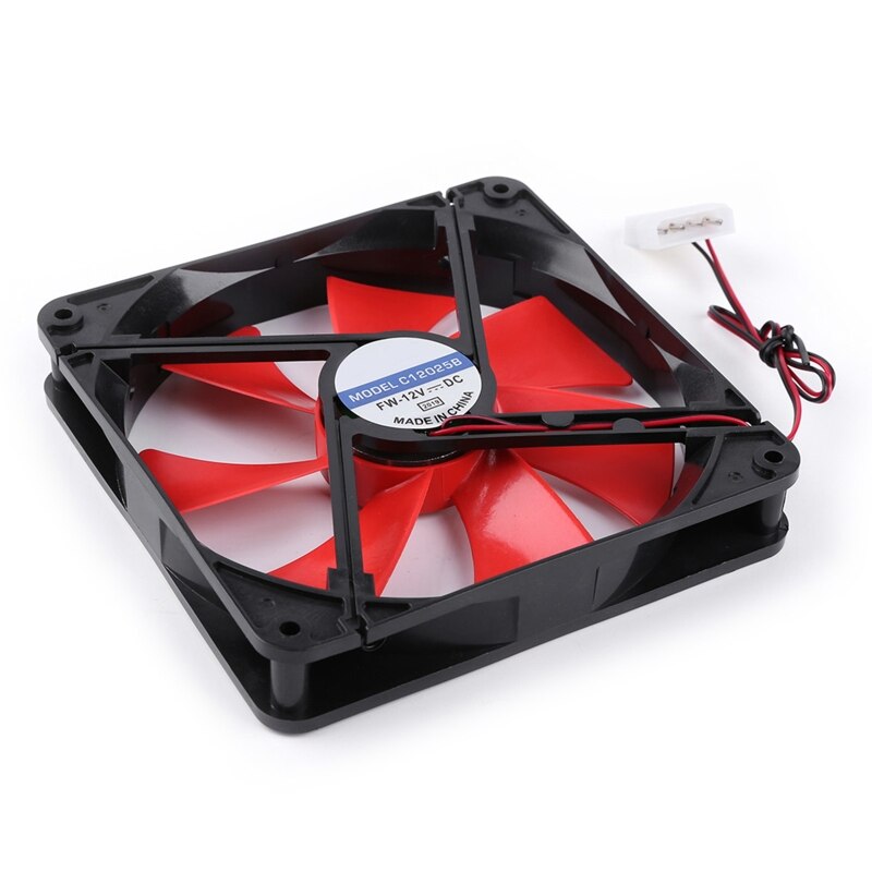 12V 4 Pin 140mm DC Silent CPU Cooling Fan High Air... – Grandado
