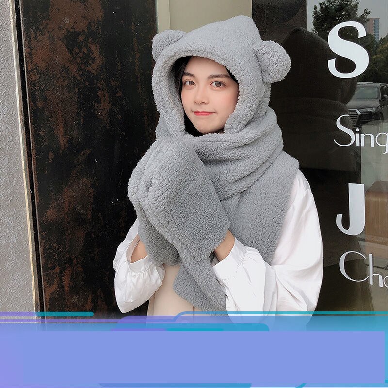 Sjaal Muts Handschoenen Vrouwen Sets Beer Oren Zoe... – Grandado