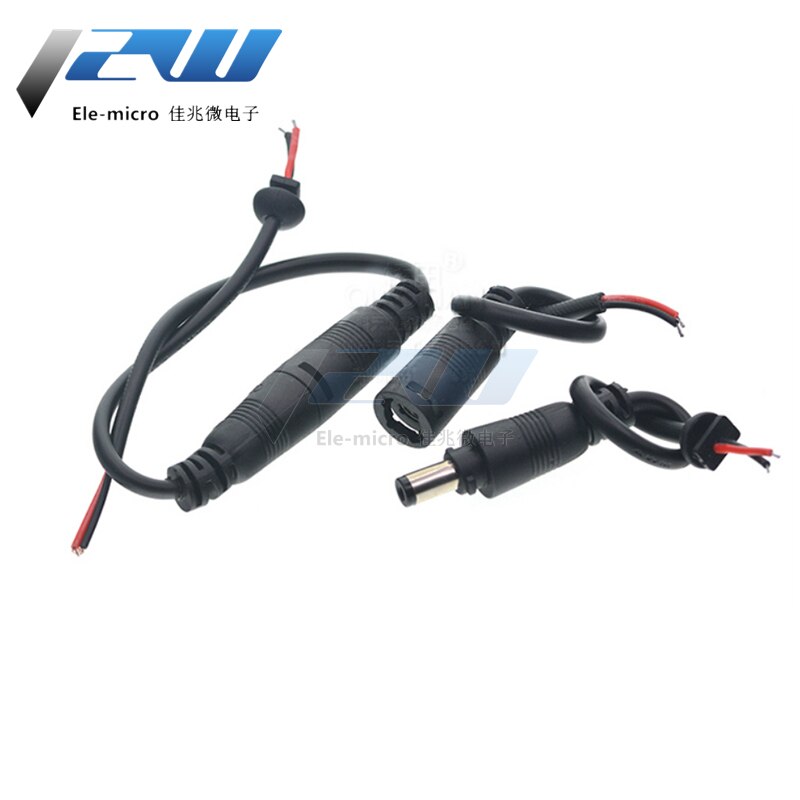2sets DC male and female plugs, power cords, monit... – Grandado