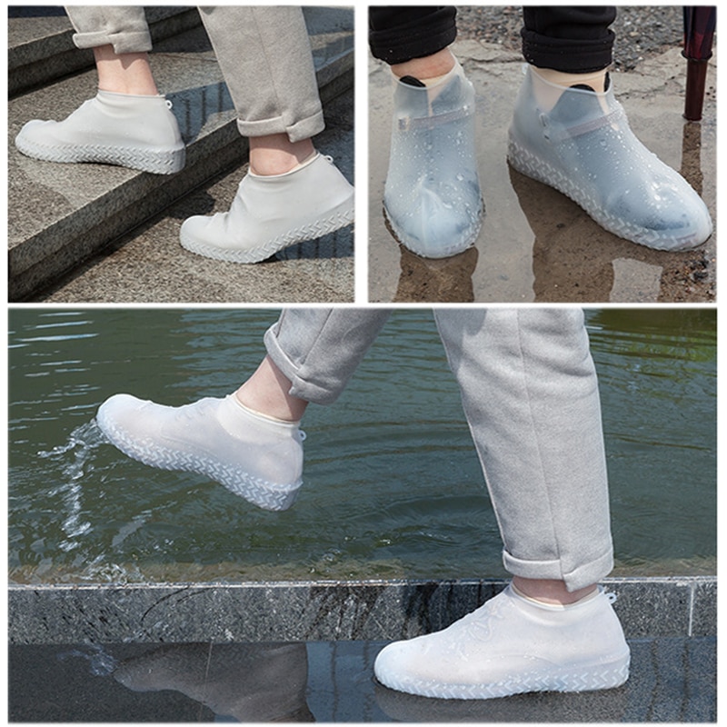 1 Pair Reusable Silicone Waterproof Rain Shoes Cov... – Vicedeal