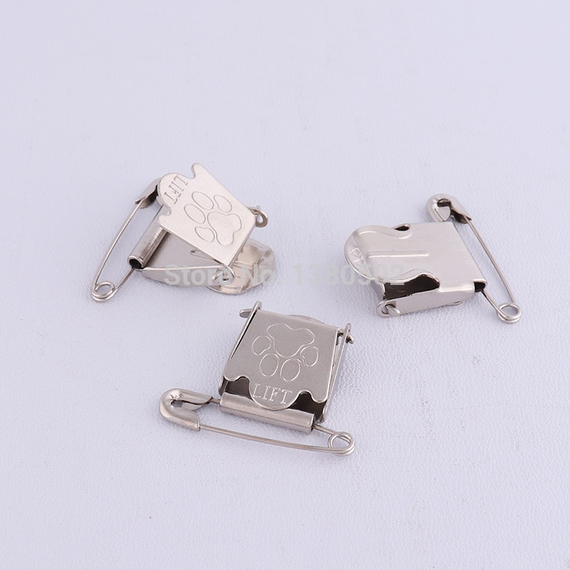 10 stk metal seler clips rem clips med sikkerhedsn... – Grandado