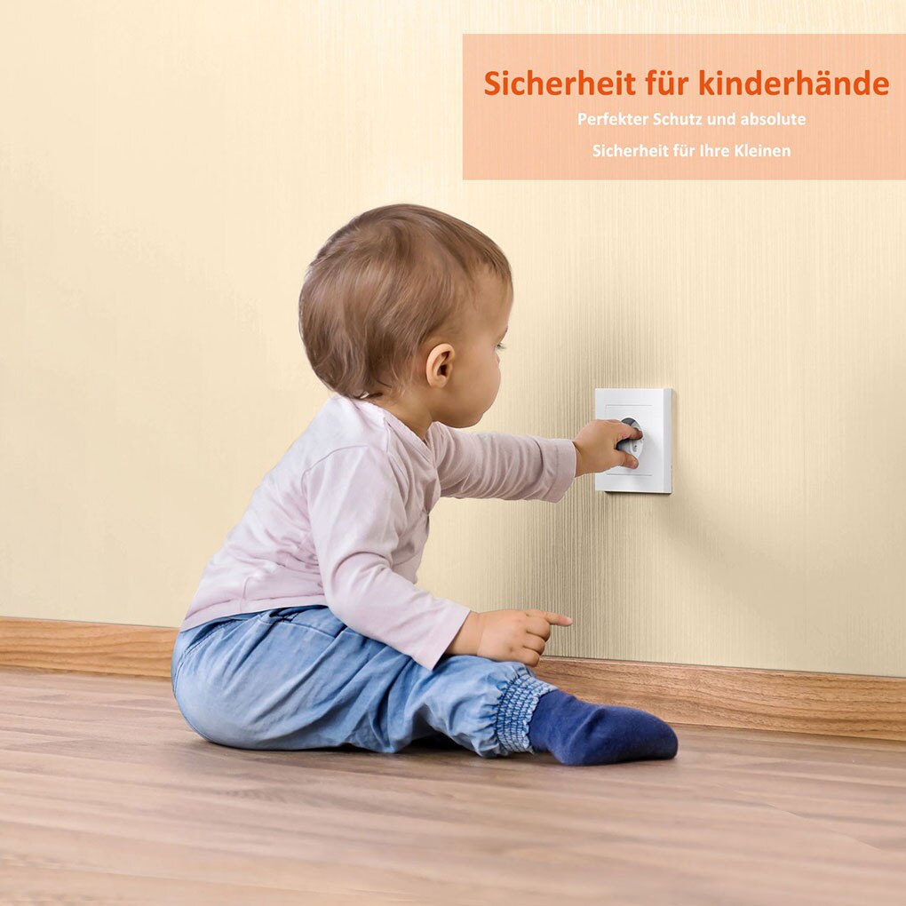 20Pcs Child Safety Socket Cover Detachable Plastic... – Grandado