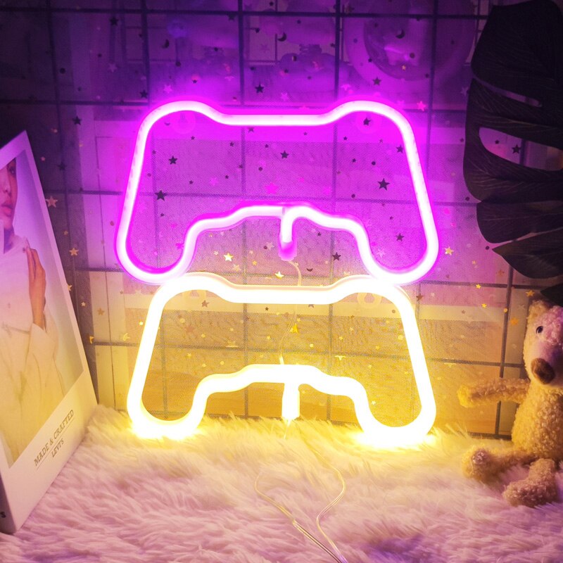 Led Game Neon Sign Game Vorm Gamer Voor Tiener Jon... – Vicedeal