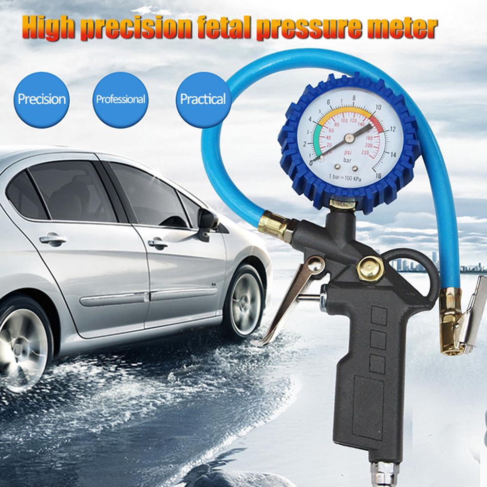 Tire Inflator Met Manometer 220PSI Bandenspannings... – Vicedeal