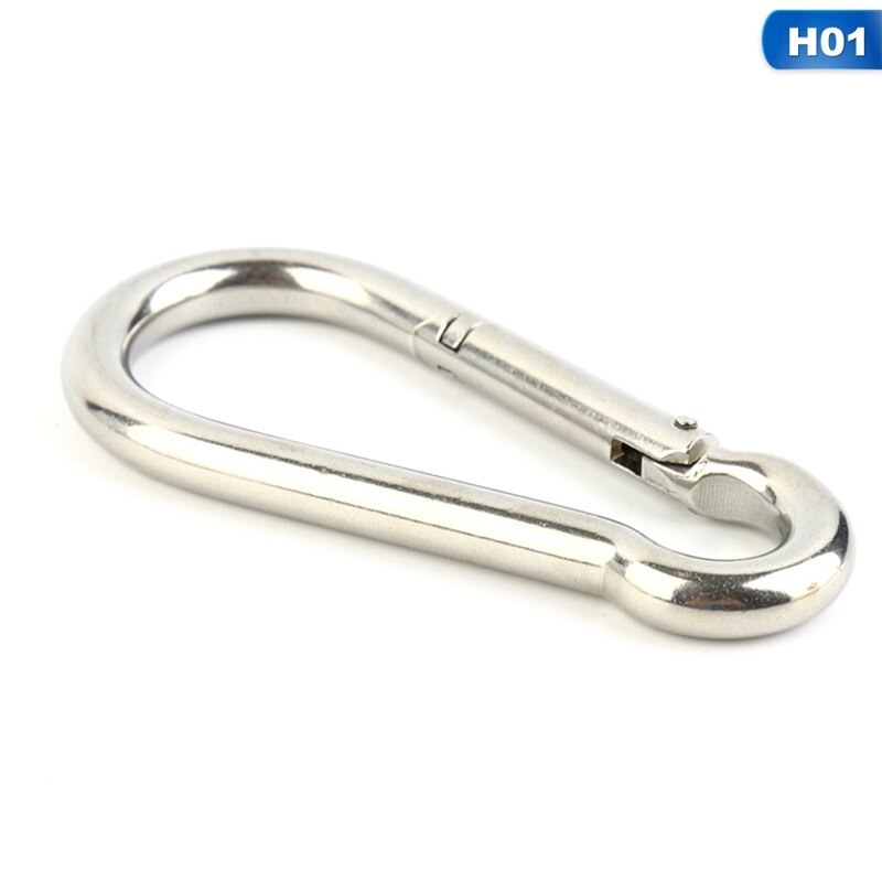 4 Type Stainless Steel Carabiner Climb Clasp Clip ... – Vicedeal