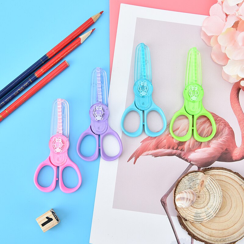 Kawaii Plastic Stationery Scissors DIY Cute For Pa... – Grandado