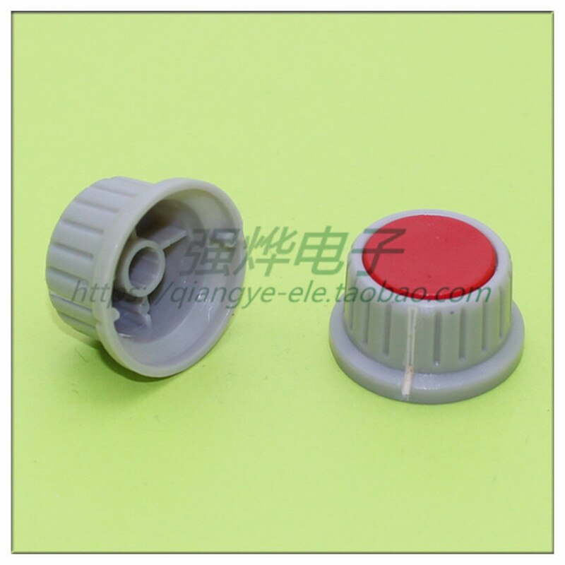 10 pieces 28MM*15.5MM gray red plastic knob potent... – Grandado