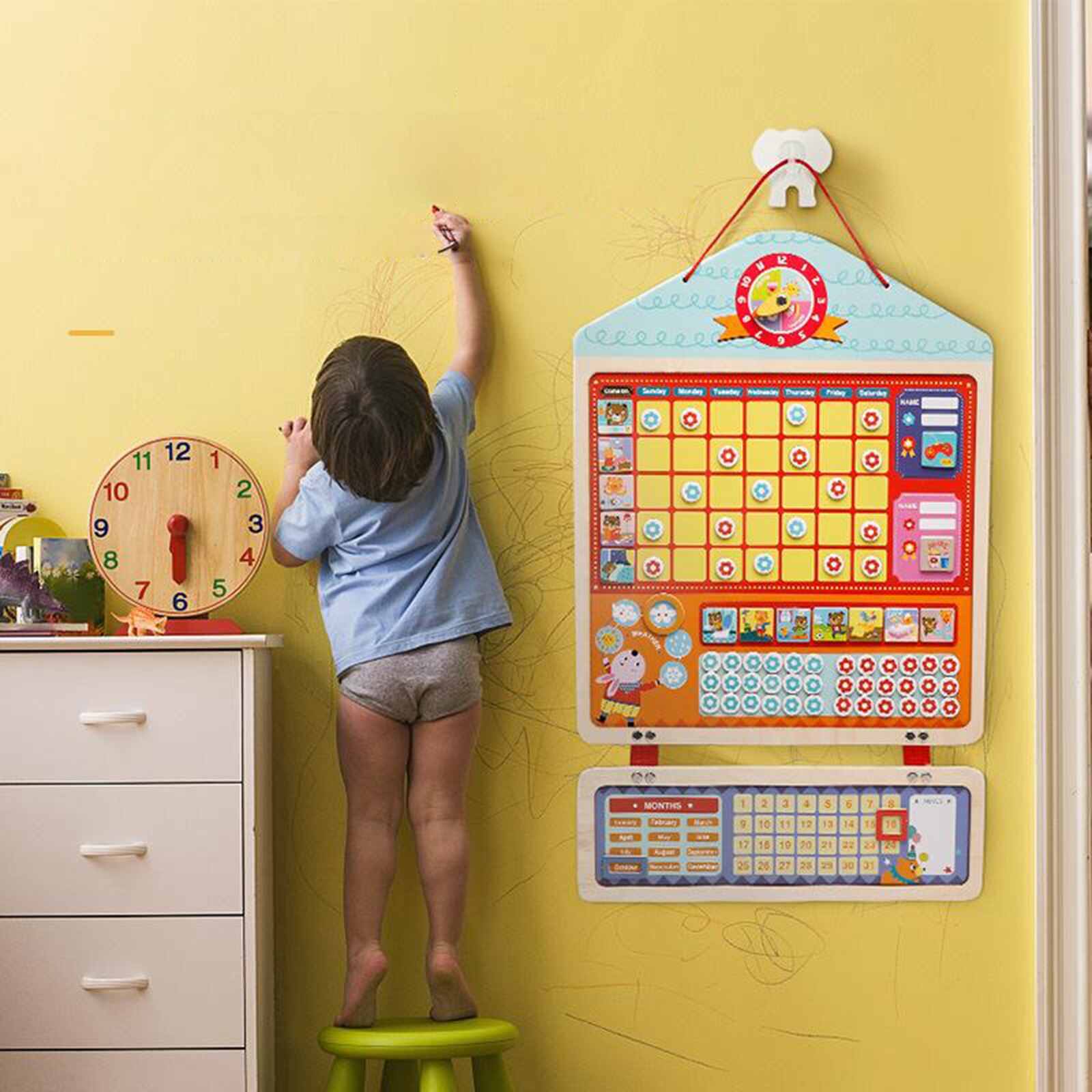 My Magnetic Chore Calendar Sticker Activity Chart ... – Grandado