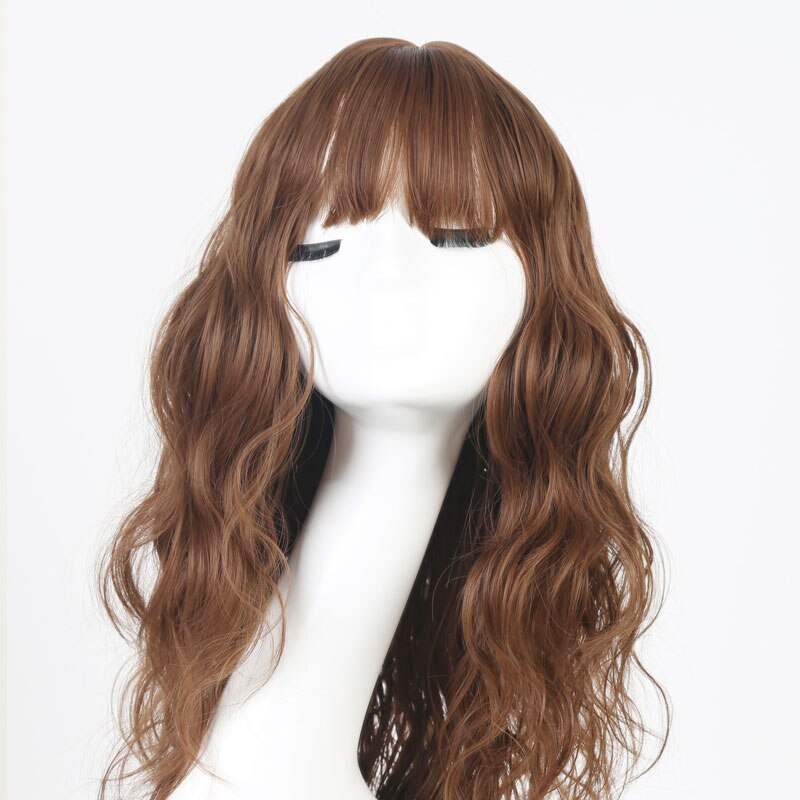 Bombshell Black Brown Water Wave Synthetic Hair La... – Vicedeal