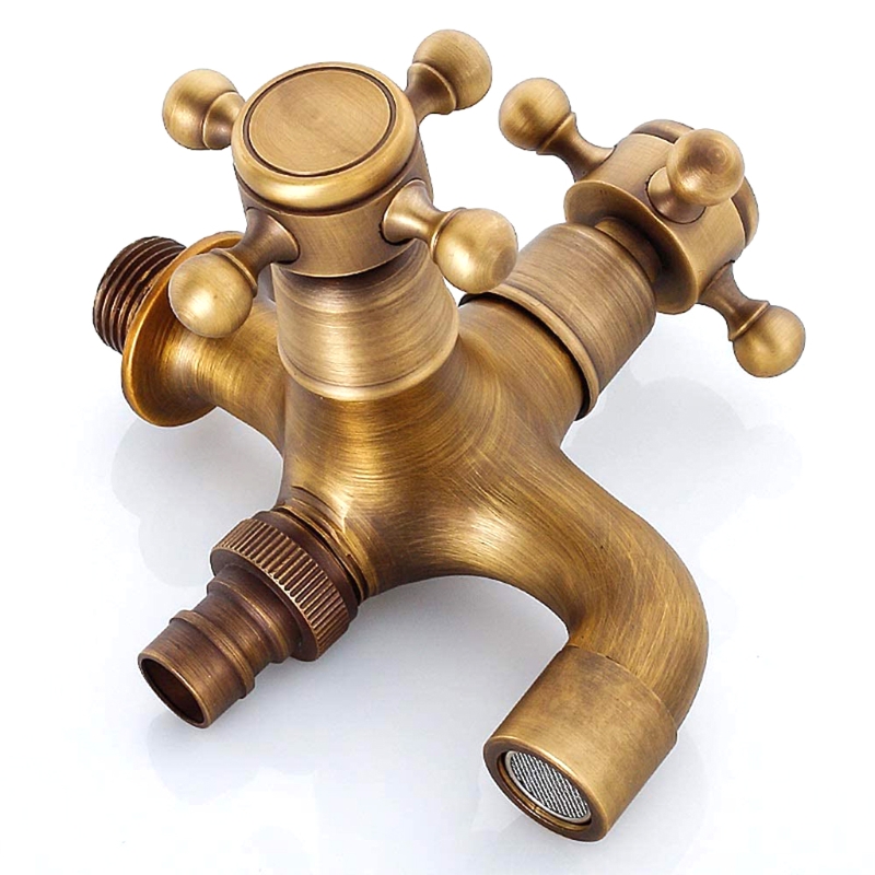 European Wall Mounted Brass Water Faucet Classic A... – Grandado