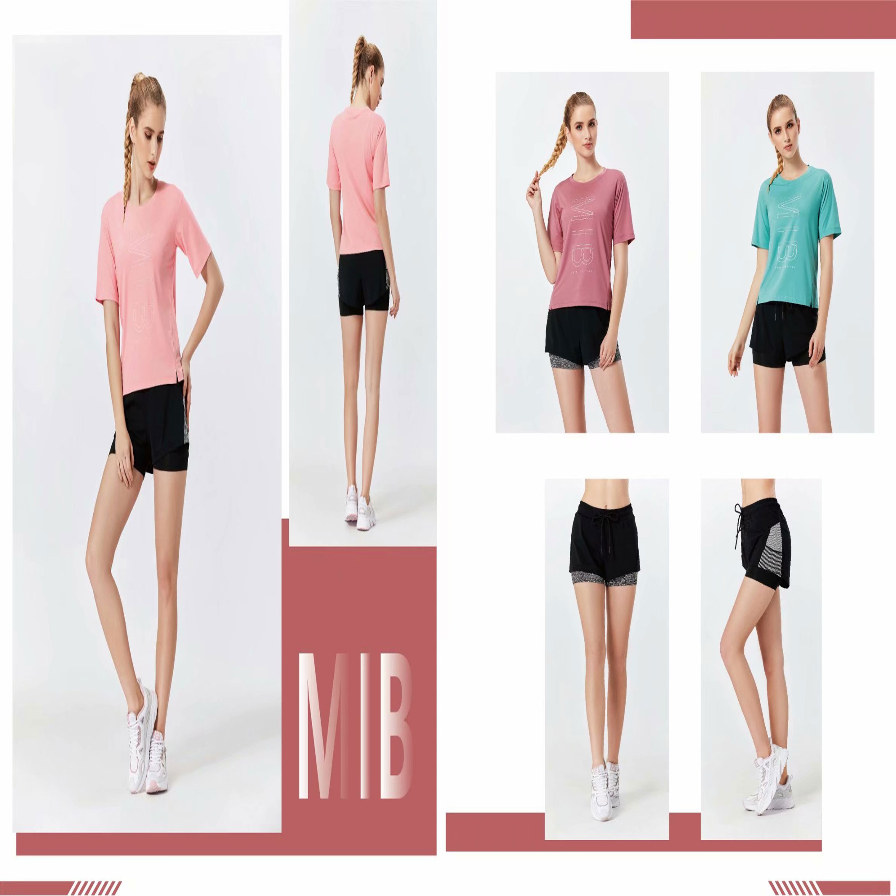 Quick Dry Fitness T-Shirt Sport Top Gym Clothes Yo... – Grandado