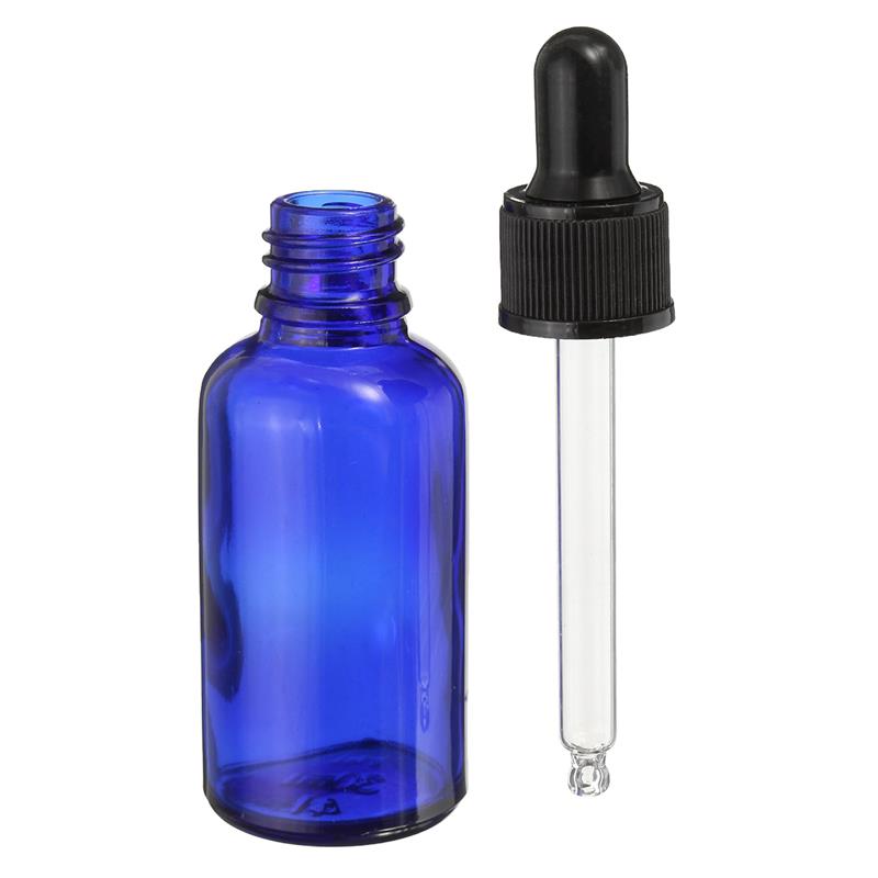 Blue Glass Spray Refillable Bottles 30ml Liquid Re... – Grandado