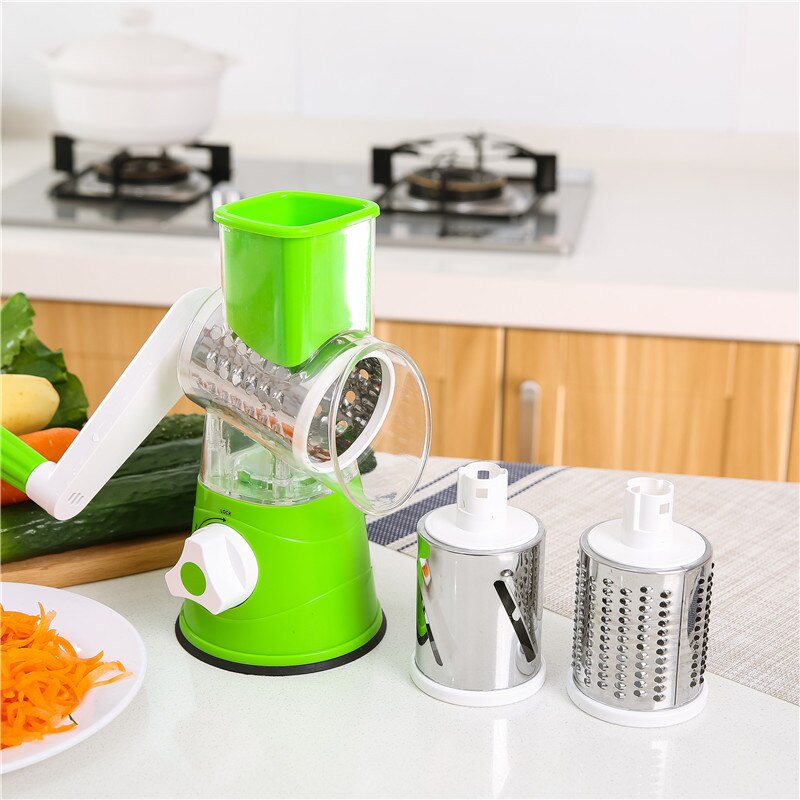 3In1 Manual Vegetable Cutter Fruit Shredder Slicer... – Vicedeal