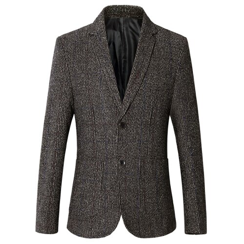 Mannen Pak Jas Kaki Grijs Mode Pak Blazer Business... – Grandado