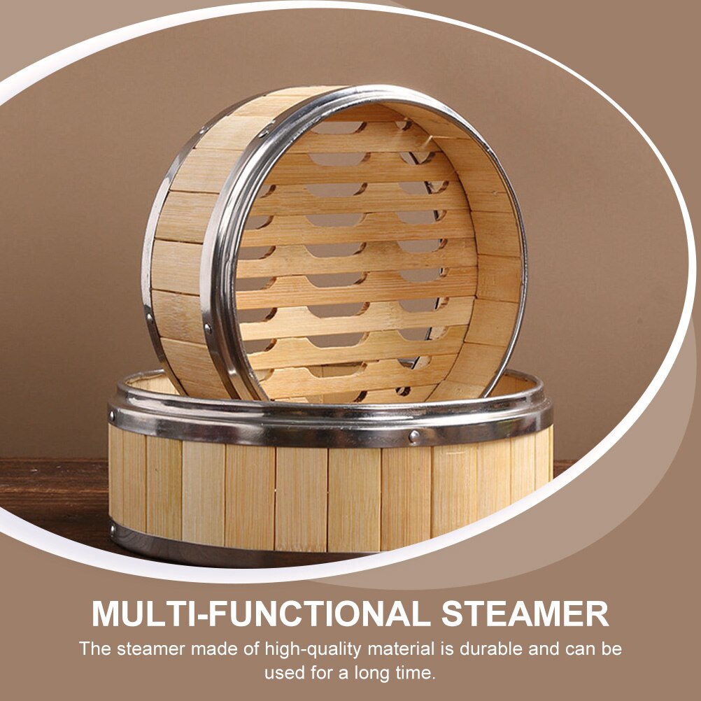 1 Set Chinese Bamboo Steamer Kitchen Food Steamer ... – Vicedeal