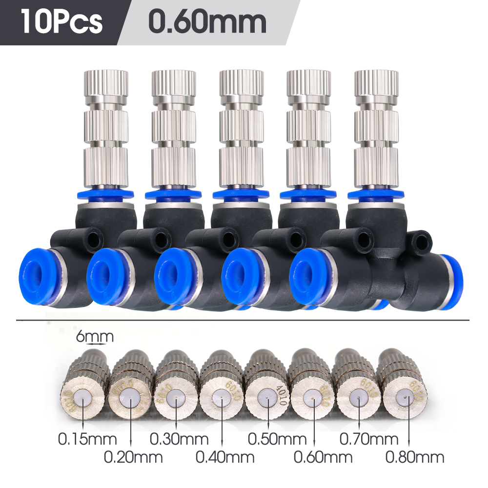 10 Stuks 6Mm Vernevelmondstuk Met Ingebouwde Filte... – Grandado