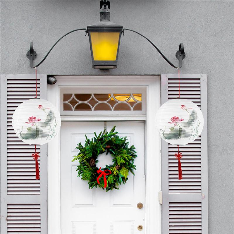 1 Set Of Antique Style Printed Paper Lantern Chine... – Vicedeal