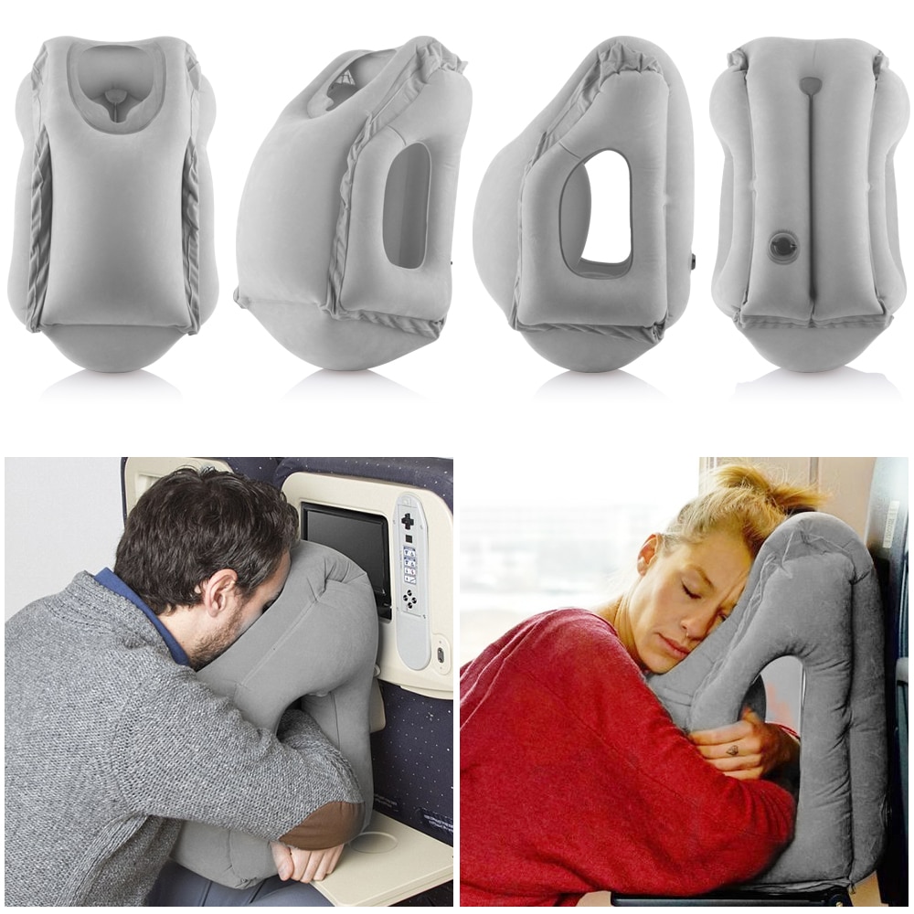 Inflatable Air Pillow Travel Pillow Air Bolster Fr... – Grandado