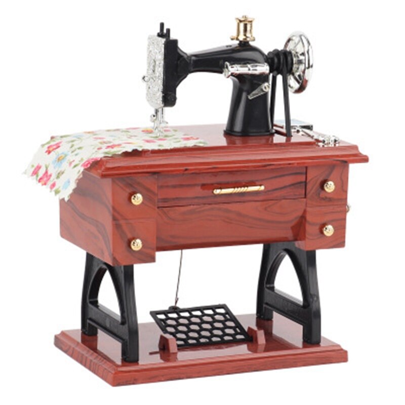 Music Box Sewing Machine Music Box European Crafts... – Grandado