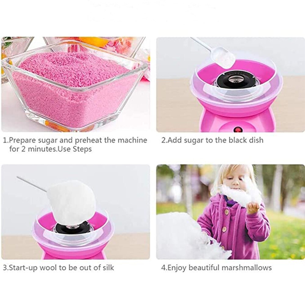 Electric DIY Sweet Cotton Candy Maker Portable Cot... – Grandado