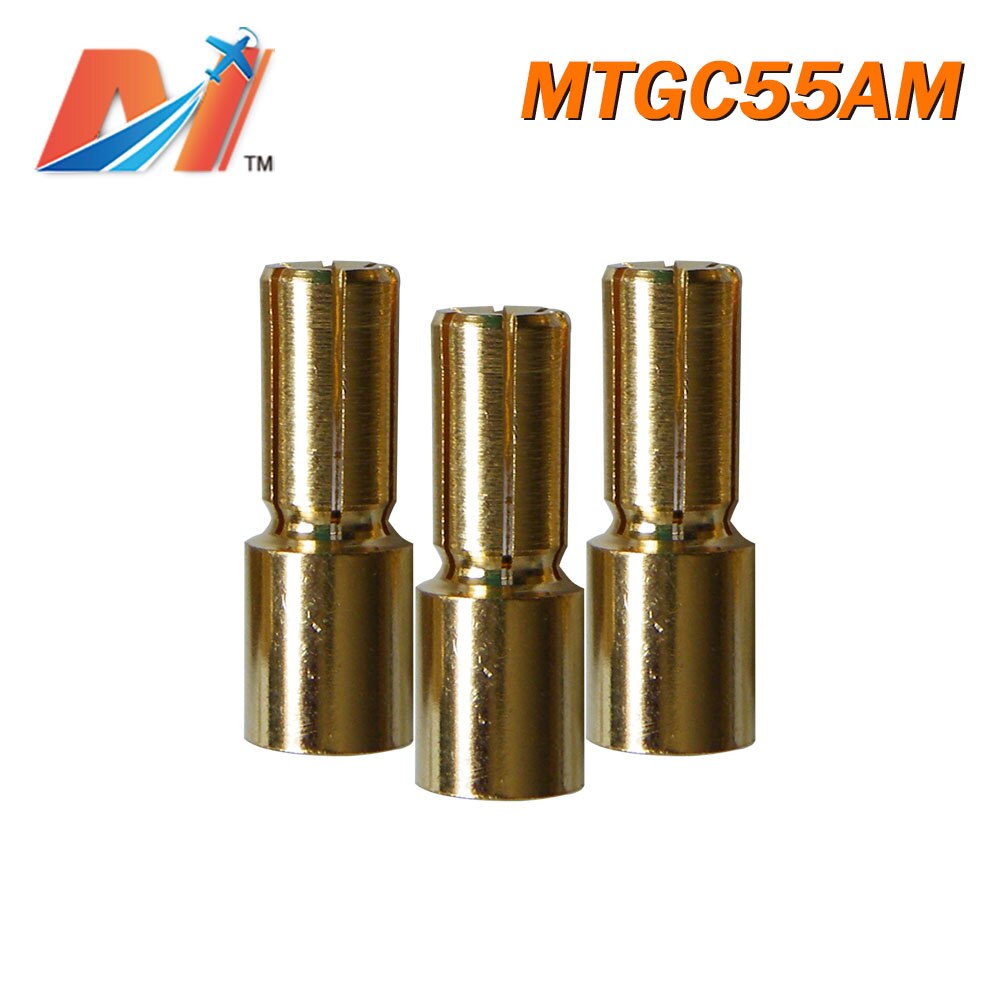 Maytech Clearance (1pc) 5.5mm golden connector mal... – Grandado