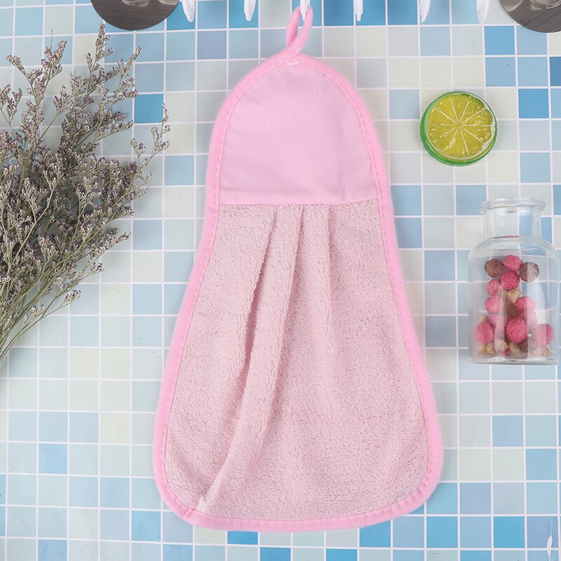 Hand Towel Plush Nursery Hanging Kitchen Bathroom ... – Vicedeal