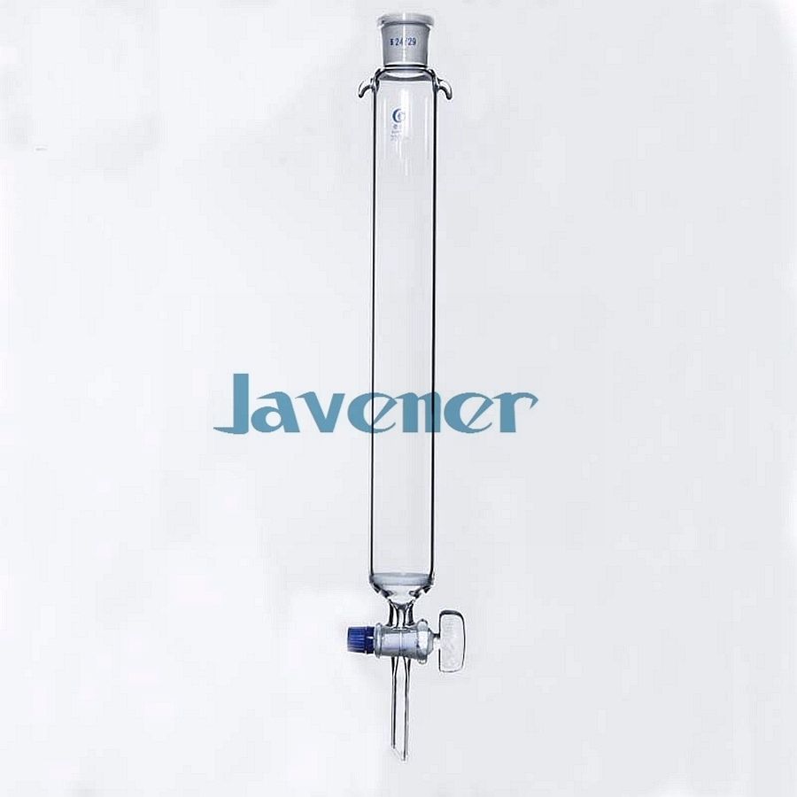 Lab Glass Chromatography Column Diameter 16mm Column Length 400mm 24 ...