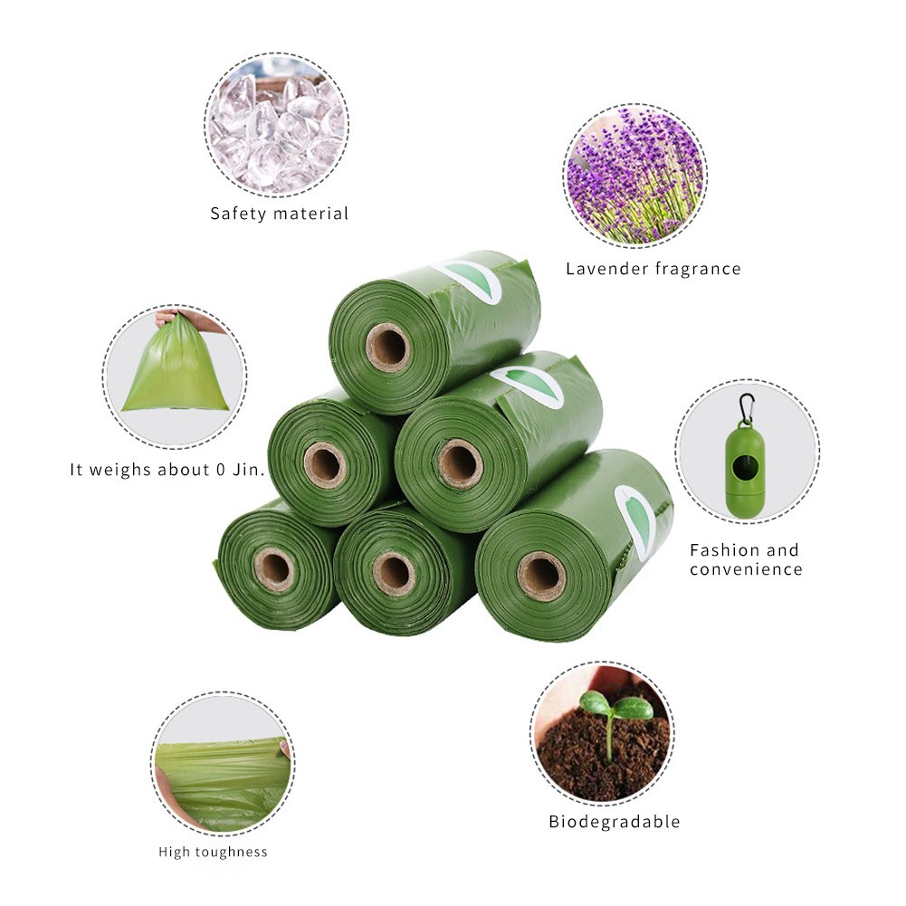 4 Rolls Non-toxicDog Garbage Poop Collector Holder... – Grandado