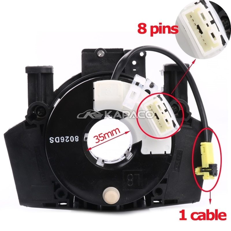 Slip Ring Contact Sping Voor Nissan X-TRAIL T31 Fr... – Grandado