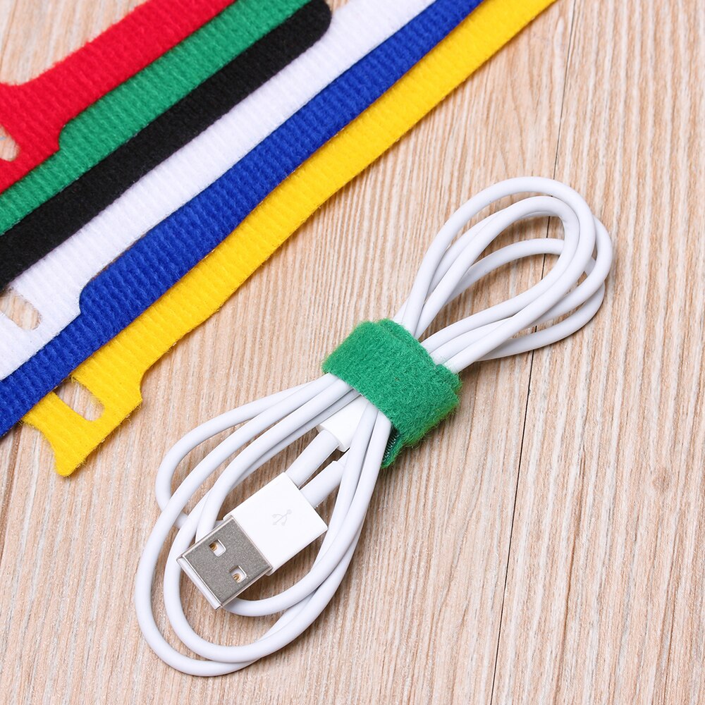 20Pcs Nylon Fastening Cable Ties Reusable Strap Ea... – Vicedeal