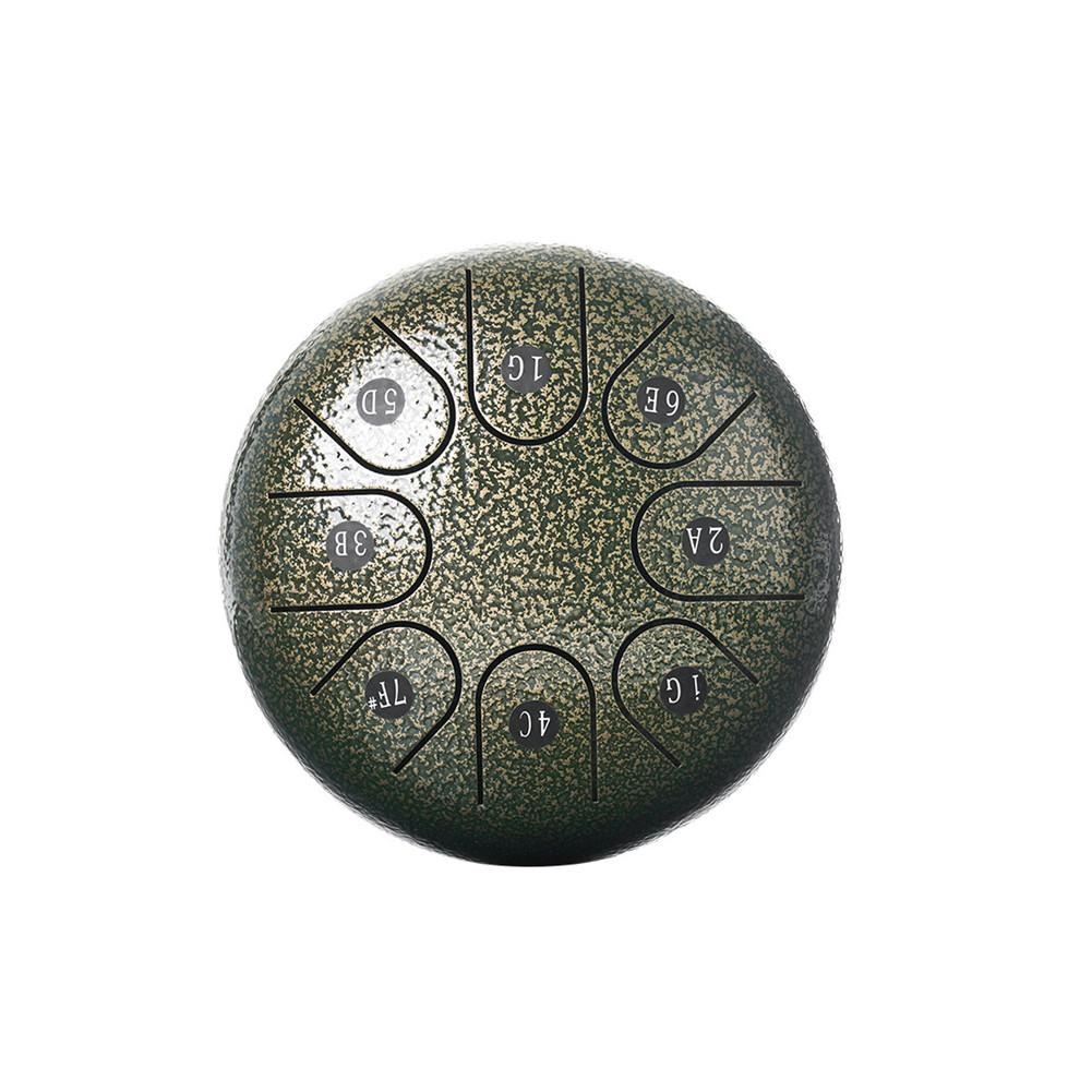 Steel Tongue Drum 8 Notes 6 Inches Titanium Steel ... – Grandado