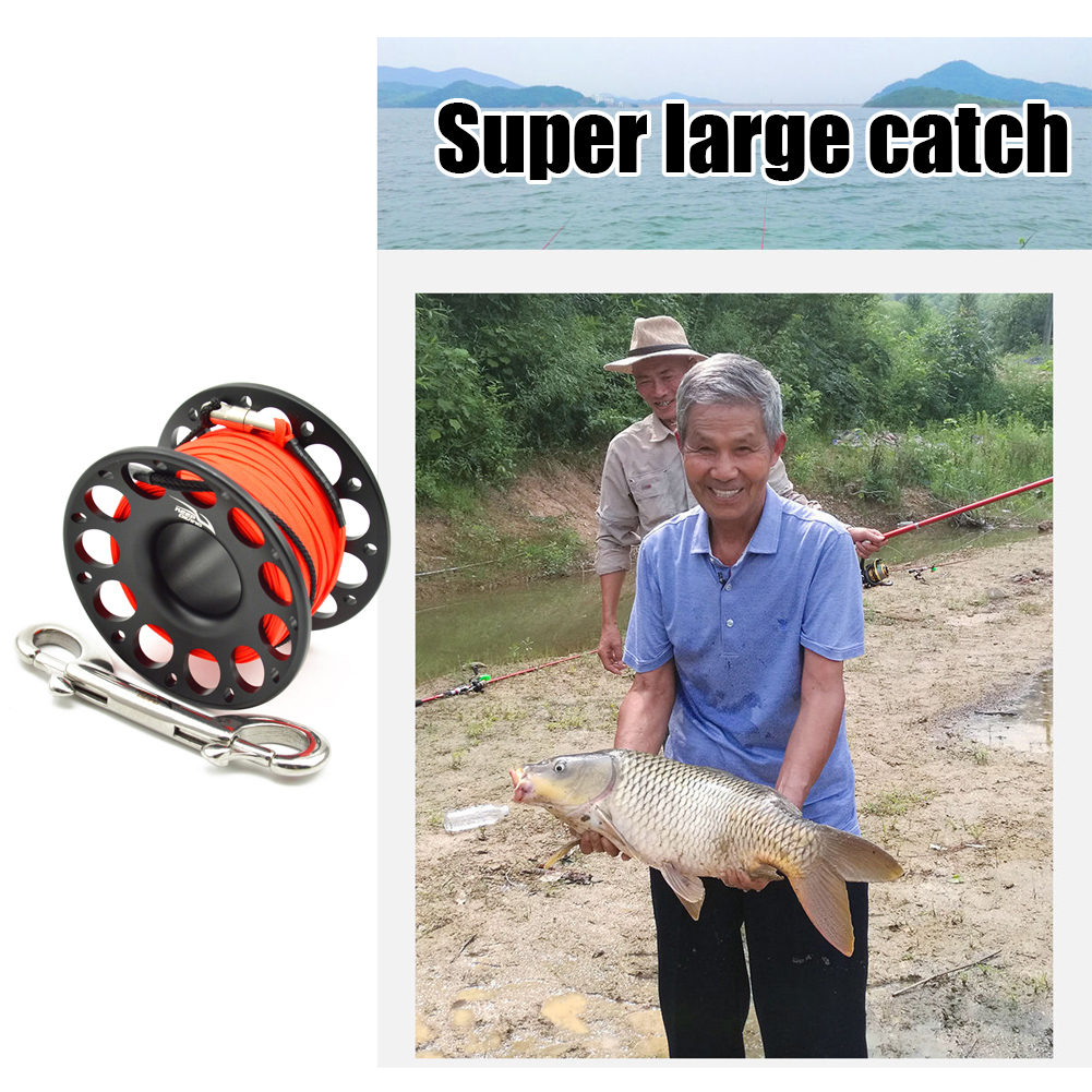 15m 30m Scuba Diving Spool Finger Reel for Underwa... – Grandado