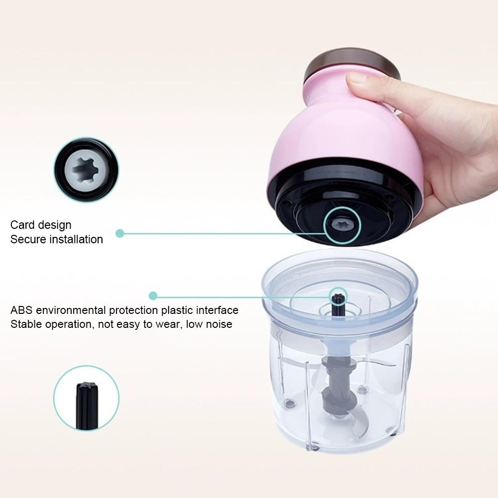 Meat Grinder Household mini Electric Chopper Glass... – Grandado