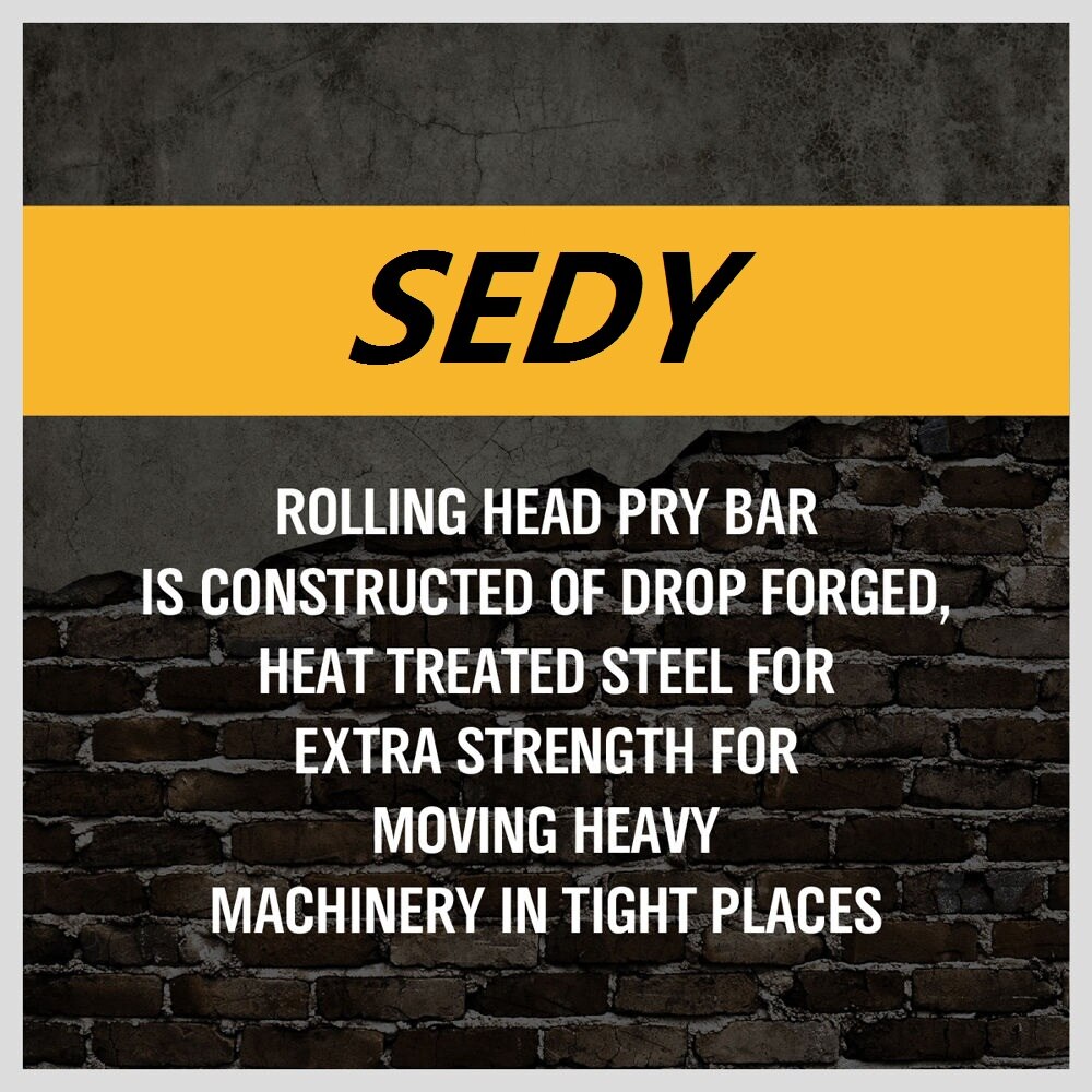 SEDY 4Pcs Crowbars Pry Bar Set Round Rod Crowbar N... – Grandado
