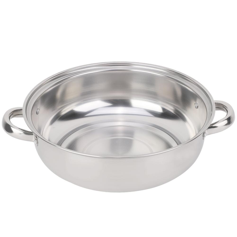 TOPINICN Pots 28CM Stainless Steel Single Layer St... – Grandado