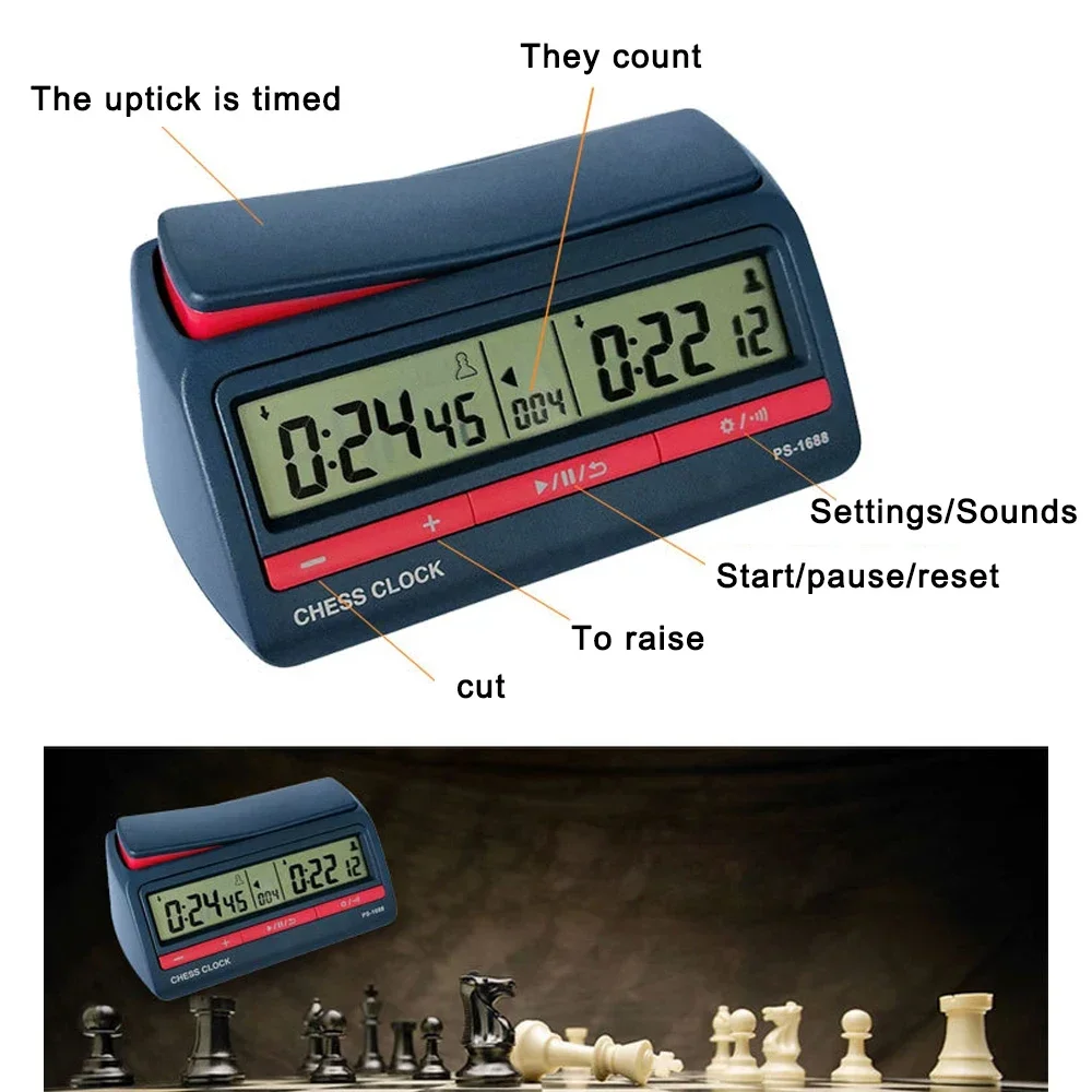 Digital Timer Board Game Clock Chess Clock Chinese... – Vicedeal