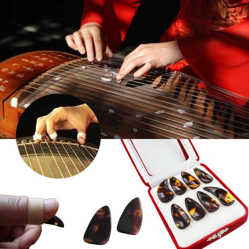 8 pièces/ensemble Gu Zheng doigt pics Imitation pl... – Grandado
