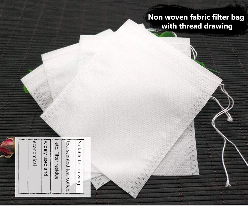 100 Pcs Tea Bags Tea Accessories For Tea Bag Infus... – Vicedeal