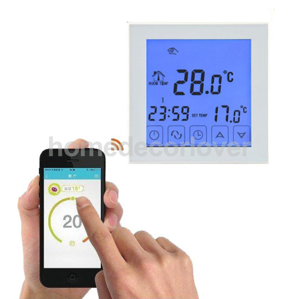 HY03WE-1 Wi-Fi 7 Times Programmable Touchscreen Th... – Grandado