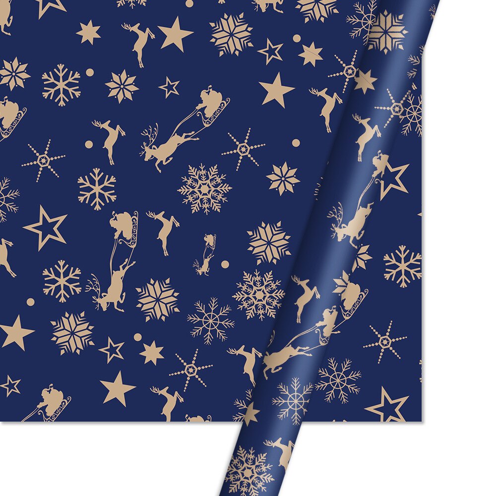 2PC Christmas Packaging Paper Flower Wrapping Pape... – Grandado