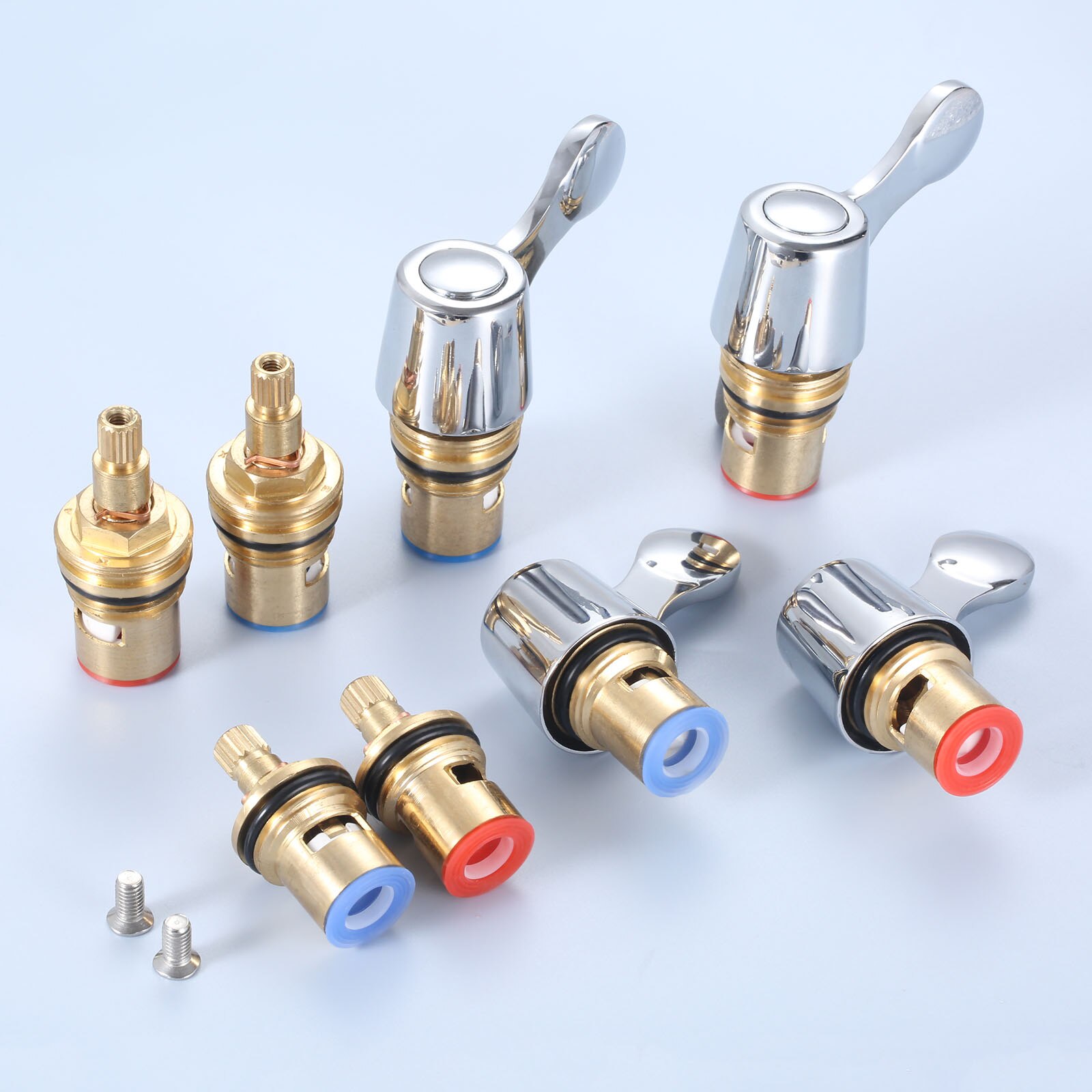 Brass/Ceramic Tap Valves Cartridge Gland Turn 20 T... – Grandado