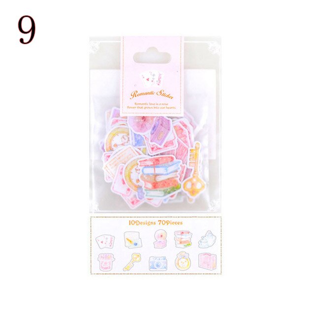 70 pcs/lot Cute Kawaii Heart Star Decorative Stick... – Vicedeal