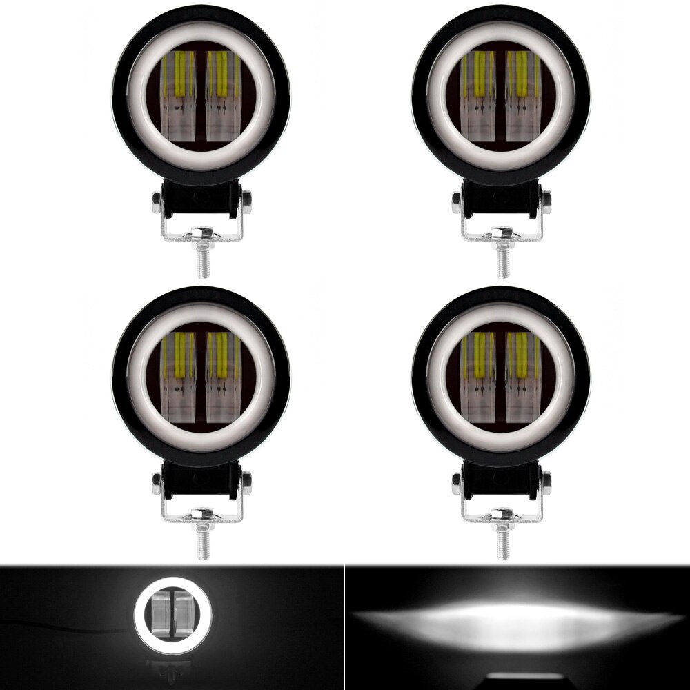 3 Inch Angel Eyes Led Verlichting 12V 24V Voor Aut... – Grandado